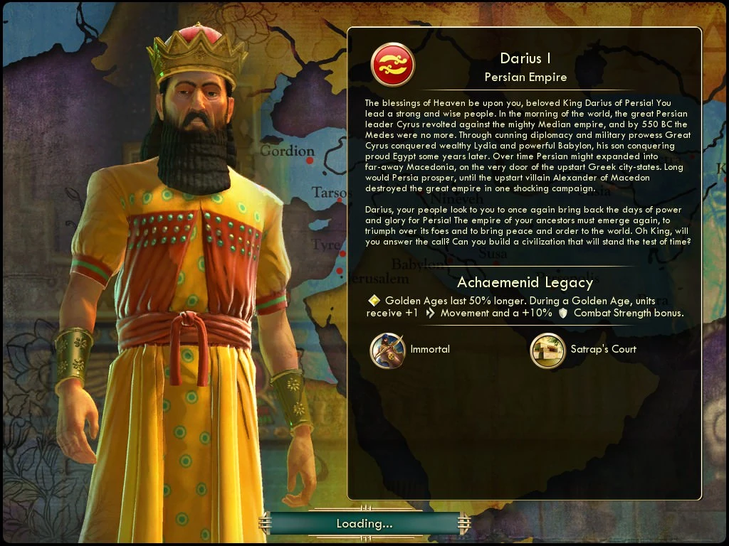 Persian King Darius 1
