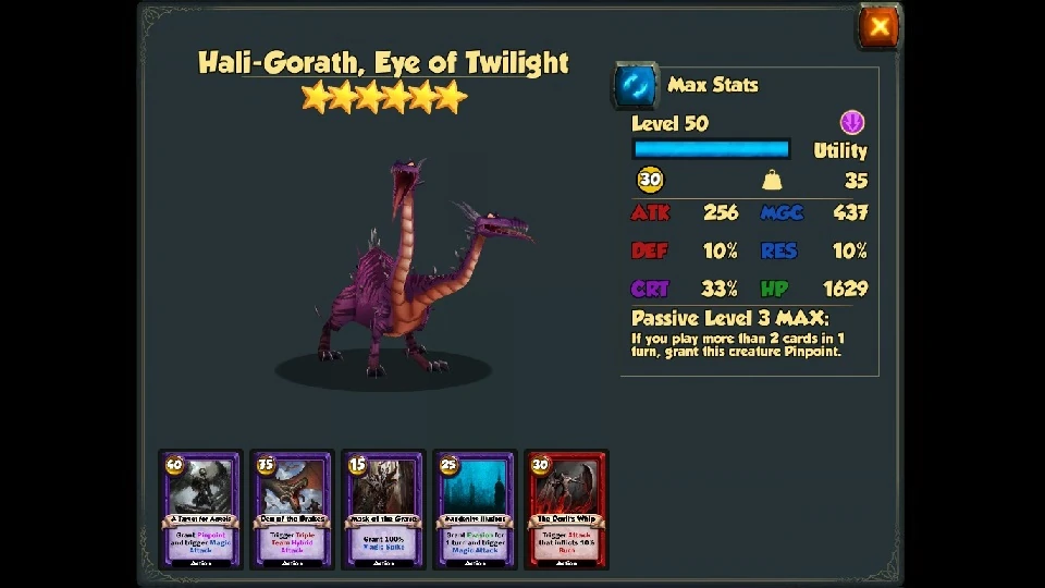 Gorrath and Rathala the Twilight Flames | Card King: Dragon Wars Wikia ...