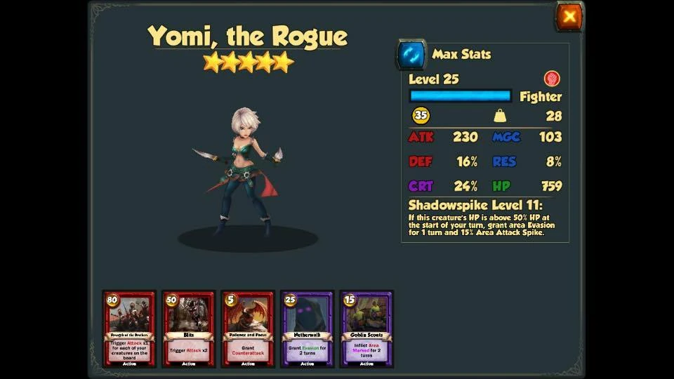 Yomi the Rogue | Card King: Dragon Wars Wikia | Fandom