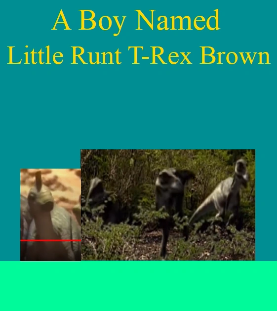 A Boy Named Little Runt T-Rex Brown (Claire Eales Style) | Claire Eales ...