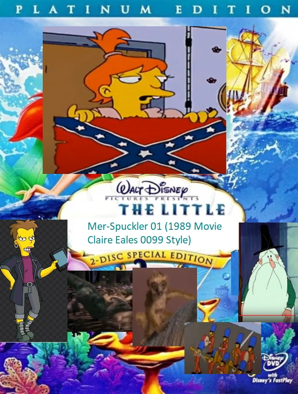 Disney's The Little Mer-Spuckler 01 (1989 Movie Claire Eales 0099 Style ...