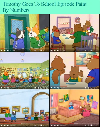 timothy goes to school coloring pages