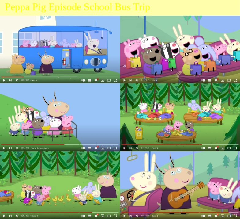 School Bus Trip (Peppa Pig episode) | Claire Eales Wiki | Fandom