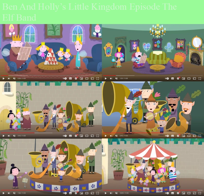The Elf Band (Ben & Holly's Little Kingdom episode) | Claire Eales Wiki ...