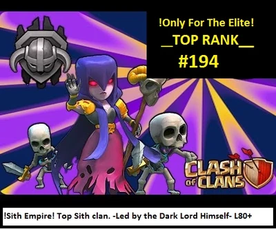 User blog:101TheTiger101/New Updated Sith Clans!!!! | Clash of Clans ...