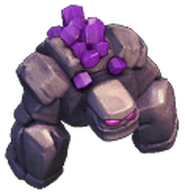 Clash Of Clans Golem Level 5 Mountain Golem | House Of Clashers
