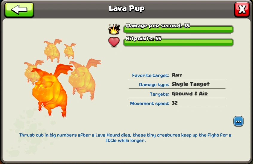 Lava Hound/Lava Pup | Clash of Clans Wiki | Fandom