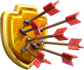 Clash Of Clans Shield Logo