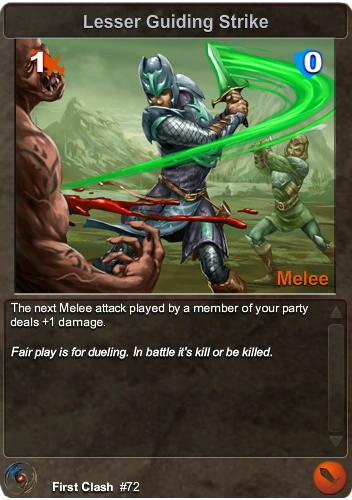 Lesser Guiding Strike | Clash of the Dragons Wiki | Fandom