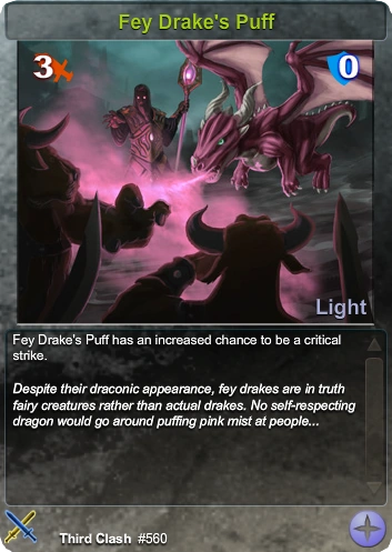 Fey Drake's Puff | Clash of the Dragons Wiki | Fandom
