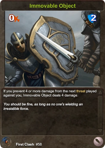 Immovable Object | Clash of the Dragons Wiki | Fandom