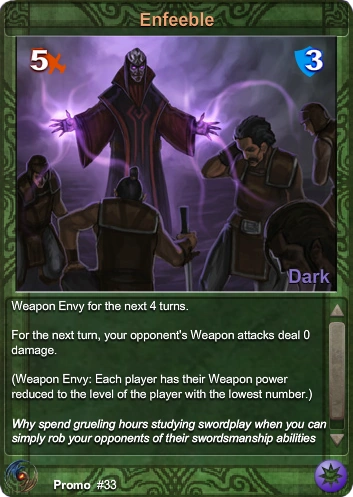 Enfeeble | Clash of the Dragons Wiki | Fandom