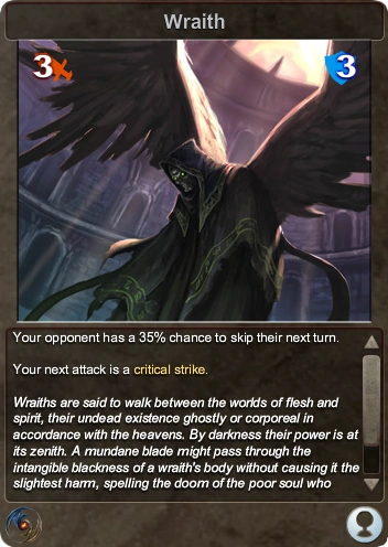 Wraith | Clash of the Dragons Wiki | Fandom