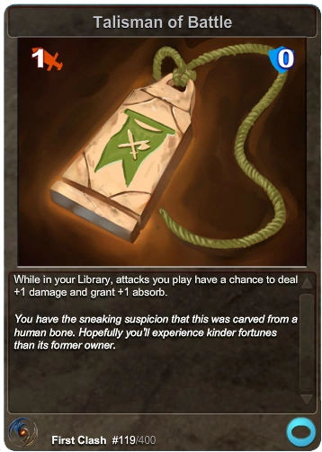 Talisman of Battle | Clash of the Dragons Wiki | Fandom