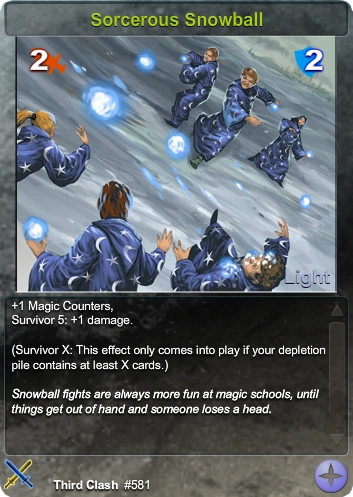 Sorcerous Snowball | Clash of the Dragons Wiki | Fandom