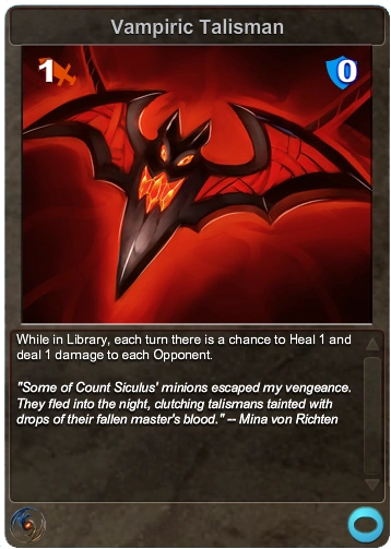 Vampiric Talisman | Clash of the Dragons Wiki | Fandom