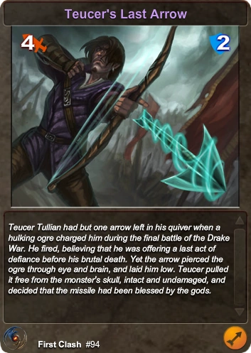 Teucer's Last Arrow | Clash of the Dragons Wiki | Fandom