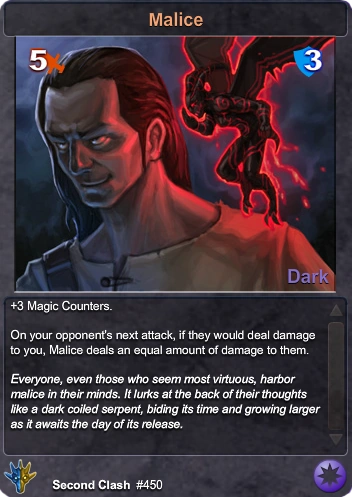 Malice | Clash of the Dragons Wiki | Fandom