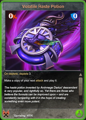Volatile Haste Potion | Clash of the Dragons Wiki | Fandom