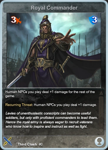 Royal Commander | Clash of the Dragons Wiki | Fandom