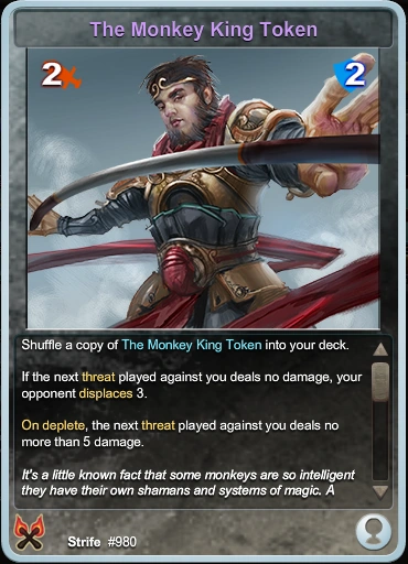 The Monkey King Token | Clash of the Dragons Wiki | Fandom