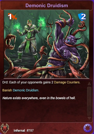Demonic Druidism | Clash of the Dragons Wiki | Fandom