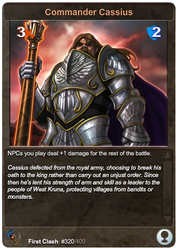 Commander Cassius | Clash of the Dragons Wiki | Fandom