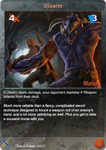 Disarm | Clash of the Dragons Wiki | Fandom