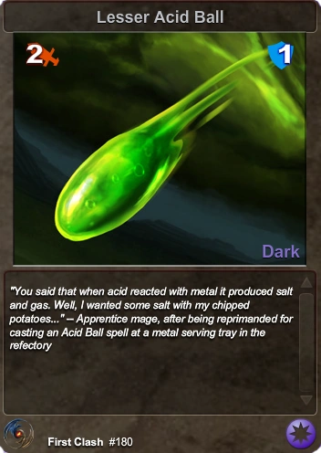 Lesser Acid Ball | Clash of the Dragons Wiki | Fandom