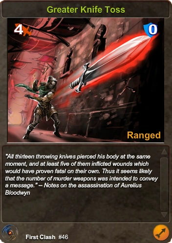 Greater Knife Toss | Clash of the Dragons Wiki | Fandom