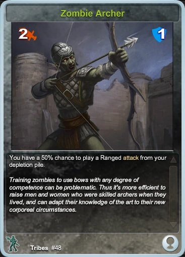 Zombie Archer (U) | Clash of the Dragons Wiki | Fandom