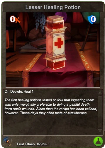 Lesser Healing Potion | Clash of the Dragons Wiki | Fandom