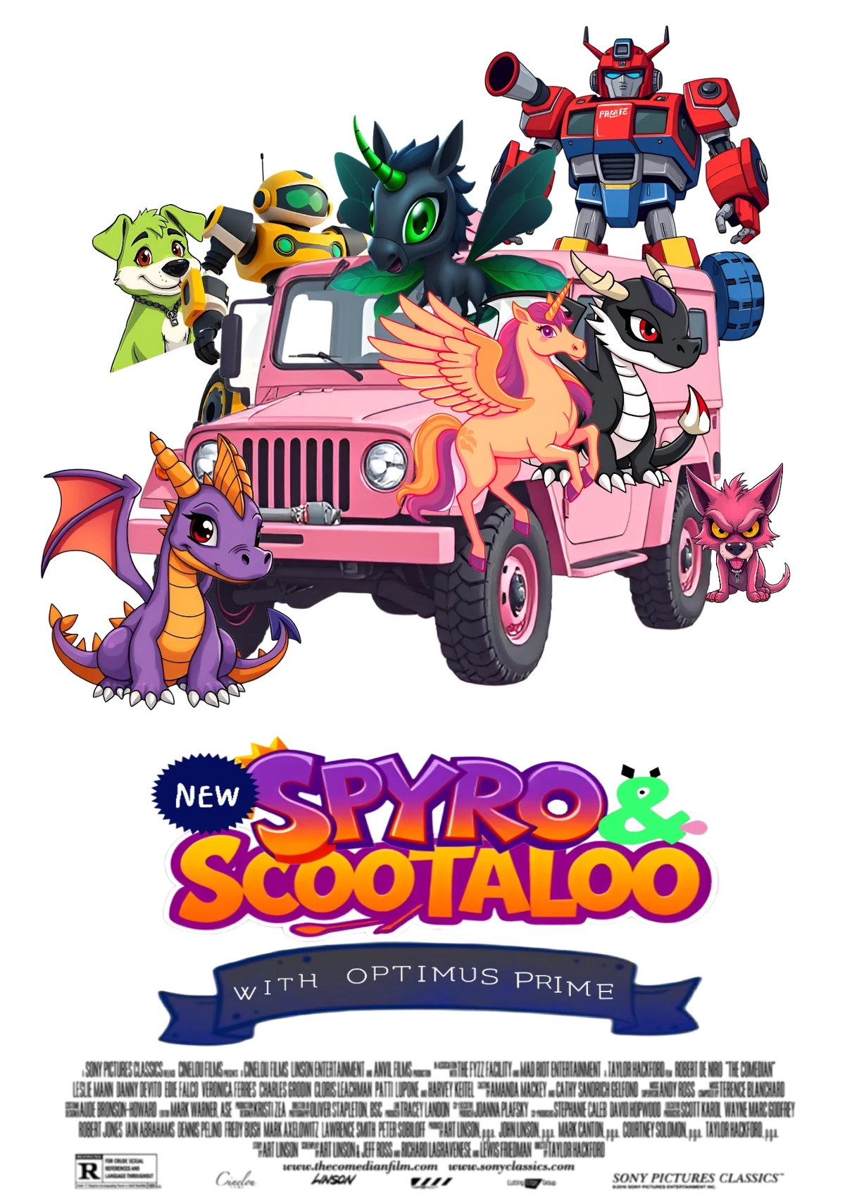 New SPYRO & SCOOTALOO with OPTIMUS PRIME ...