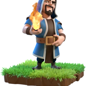 how to draw ice wizard coc