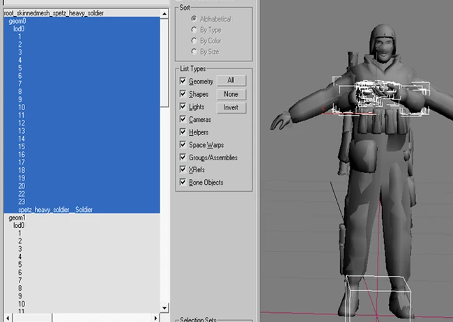 Editing the Soldiers Kit - SkinnedMesh - Part 5 | Classic Battlefield Modding Wikia | Fandom