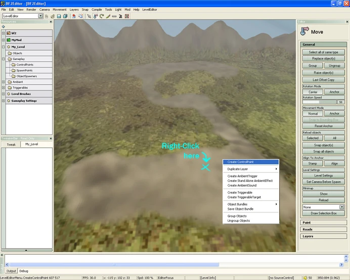 Tutorial 2 Creating a Basic Level | Classic Battlefield Modding Wikia ...