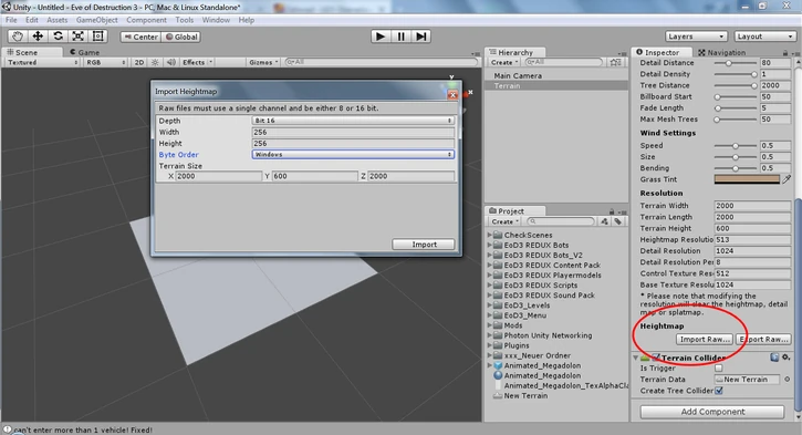 Import Heightmap into Unity | Classic Battlefield Modding Wikia | Fandom