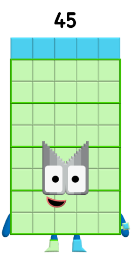 Forty-Five | Classic Numberblocks Wiki | Fandom