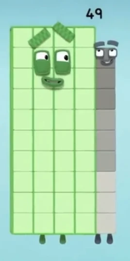 Forty-Nine | Classic Numberblocks Wiki | Fandom