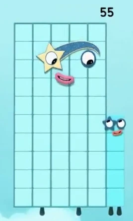 Fifty-Five | Classic Numberblocks Wiki | Fandom