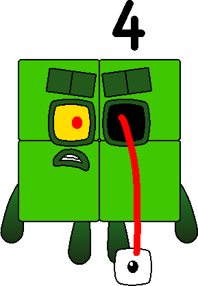 Zombie/Undead Four | Classic Numberblocks Wiki | Fandom