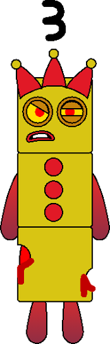 Zombie/Undead Three | Classic Numberblocks Wiki | Fandom