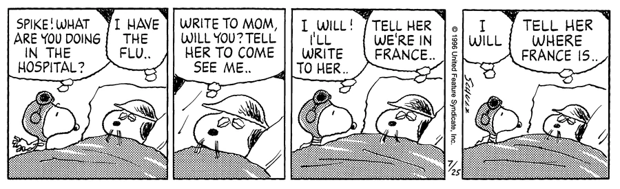 July 25 | Classic Peanuts Comic Strips Wiki | Fandom