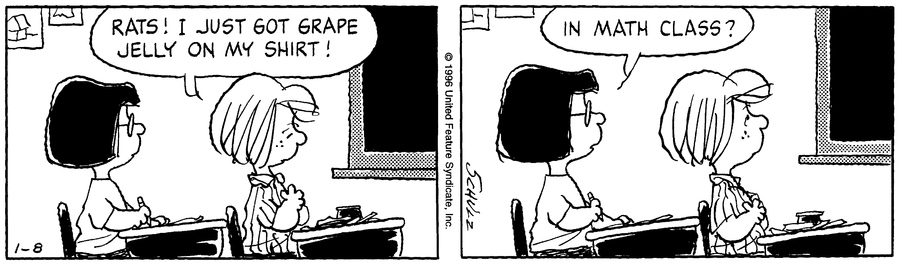 January 8 | Classic Peanuts Comic Strips Wiki | Fandom