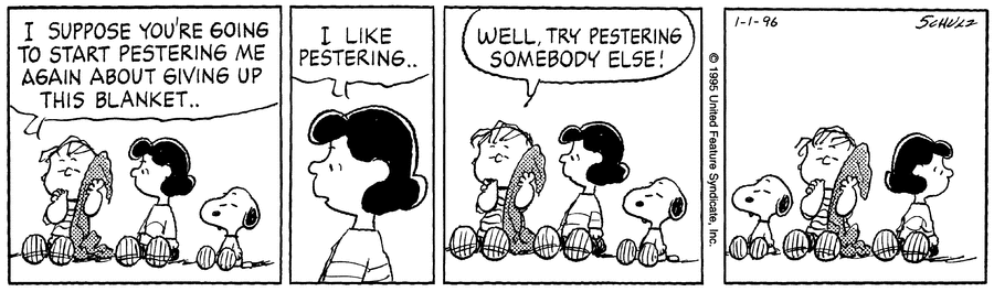 January 1 | Classic Peanuts Comic Strips Wiki | Fandom