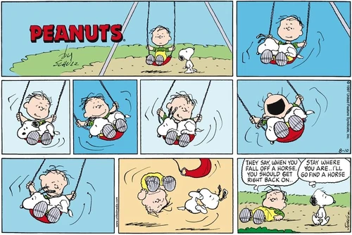 August 10 | Classic Peanuts Comic Strips Wiki | Fandom
