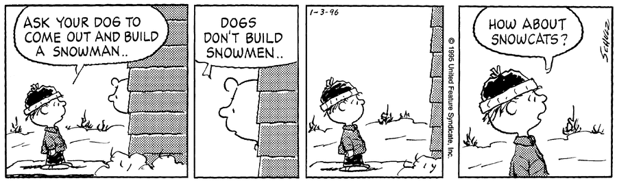 January 3 | Classic Peanuts Comic Strips Wiki | Fandom
