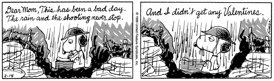 February 14 | Classic Peanuts Comic Strips Wiki | Fandom