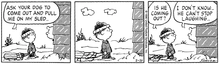 February 20 | Classic Peanuts Comic Strips Wiki | Fandom