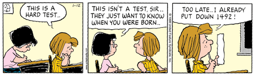 January 12 | Classic Peanuts Comic Strips Wiki | Fandom